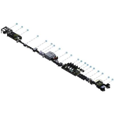 China Solar Energy Storage Li Ion Battery Pack Assembly Mobile Power Battery Production Equipment for sale