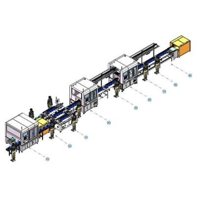 China New Energy Lithium Battery Welding Equipment 1000MM Automatic ES Battery Assembly Line for sale