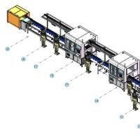 China 18650 Cylindrical Cell Lithium Ion Battery Pack Assembly Line for Single/Double Group for sale