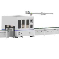 China Lithium Ion Column Lithium Battery Pack Assembly Line 400MM Module Lifepo4 Battery Manufacturing Automation for sale