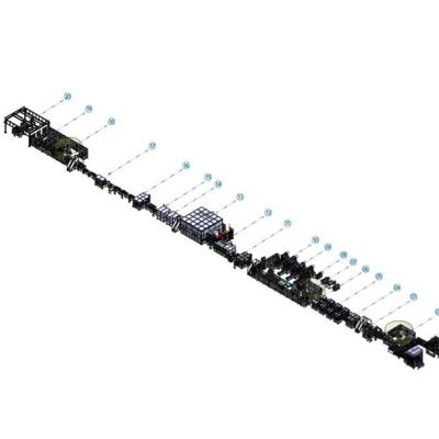 China 2023 Prismatic Lithium Ion Phosphate Battery Production Line For 400MM-1000MM Modules for sale