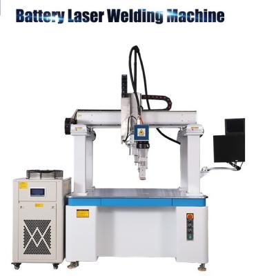 China Cylinder Battery Lithium Battery Laser 6000w Automatic Welding Equipment 0.01mm Accuracy for sale