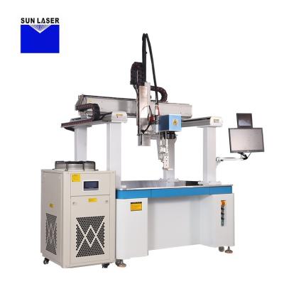China Fully Automatic Cylindrical Square Lithium Battery Laser Welding Machine with Advanced Welding mode CW/PWM for sale