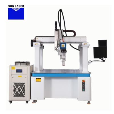 China Automatic Square Lithium Polymer Battery Pack Laser Welding Machine with Max. Output Power 6000W for sale