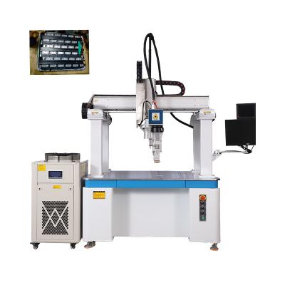 China 3000W Battery Terminal Cnc Fiber Laser Welding Machine Chiller Lithium Battery Welding Machine for sale