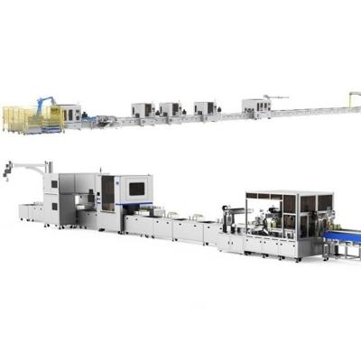 China Automatic Electric Battery Pack Assembly Line for Single and Double Group Types for sale