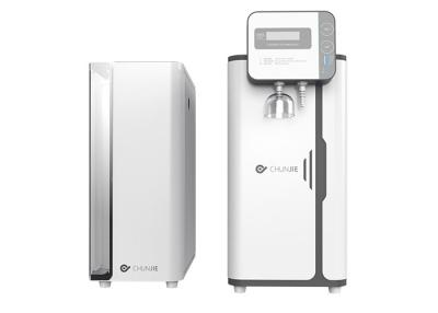 China Lab Ultrapure Water System with 18.2MΩ Resistivity and 10L/H & 20L/H Flow Rate Featuring UV Lamps for sale