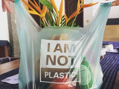China T Shirt 20 Micron 7cm 14CM PVA Water Soluble Bag for sale