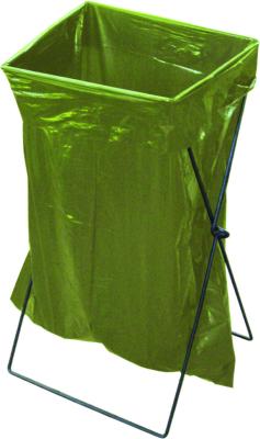 China Black Stainless Steel Laundry Bag Stand 40*40*80cm for sale
