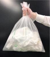 China 25micron Non Toxic Water Soluble Laundry Bag PVA Dissolvable Biodegradable for sale