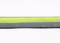 China Flocking PVC Inflatable Sleeping Pad 190T 6P Certified Camping Air Mattress 72x22in for sale