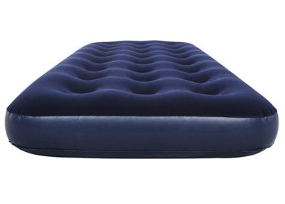 China Flocking PVC King Size Inflatable Mattress High Speed Inflation / Deflation for sale