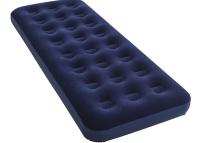 China Flocking PVC King Size Inflatable Mattress High Speed Inflation / Deflation for sale