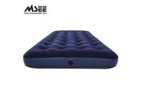 China Unlimited Stitching Low Air Mattress Flocking PVC Material 13 . 6 Net Weight for sale
