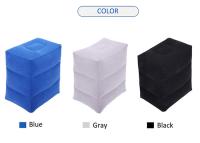 China Blow Up Foot Rest Travel Pillow Square Shape Various Color With OEM Services for sale