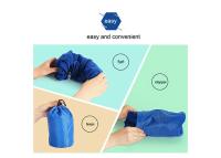 China Blow Up Foot Rest Travel Pillow Square Shape Various Color With OEM Services for sale