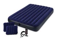 China Wear Resistance Inflatable Bunk Bed With Electric Build In Pump PVC Material for sale