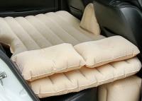 China Customized Inflatable Car Bed Eco Friendly PVC Flocking 300kg Max Load for sale