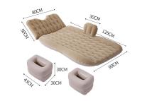 China Adult Size Inflatable Car Air Mattress PVC Coating 135x85x45cm 300kg Max Load for sale