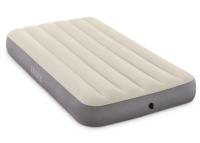 China Comfortable Flocked Air Mattress , Blue Double Flock Airbed With Pump for sale
