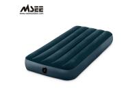 China Flocked PVC Self Inflating Air Mattress 0.3mm Thickness Custom Size King Queen for sale