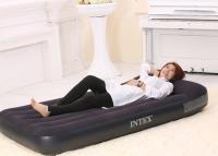 China Queen Type Inflatable Sofa Bed Pure Black Color 50 * 40 *28CM Carton Size for sale