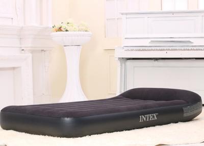 China Queen Type Inflatable Sofa Bed Pure Black Color 50 * 40 *28CM Carton Size for sale