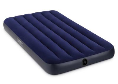China Custom Logo Multi Function Travel Inflatable Bed 1 Minute Inflating PVC 0.3mm for sale