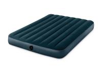 China Custom Elevated Inflatable Air Mattress 0.3mm PVC Flocking King Queen Size OEM for sale