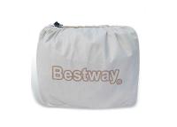 China King Size Low Round Inflatable Air Mattress Flocked PVC 13.6kg G.W. Customizable for sale