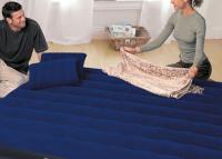 China Custom Single Size Air Mattress , Low Height Memory Foam Mattress Topper for sale