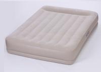 China Fancy Raised Inflatable Double Bed Flocking suv air mattress Surface High Speed Deflation for sale