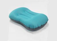 China Inflatable Travel Neck Pillow 47x27x10.5cm TPU Coated Ripstop Fabric Lightweight 99g for sale