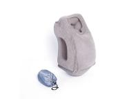 China Inflatable Travel Pillow with Carry Bag 55x35x30cm Memory Foam Office Logo Custom for sale