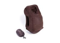 China Inflatable Travel Pillow with Carry Bag 55x35x30cm Memory Foam Office Logo Custom for sale
