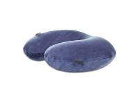 China U Shape Inflatable Travel Neck Pillow 37x29x11cm Blue for Car Airplane Camping for sale