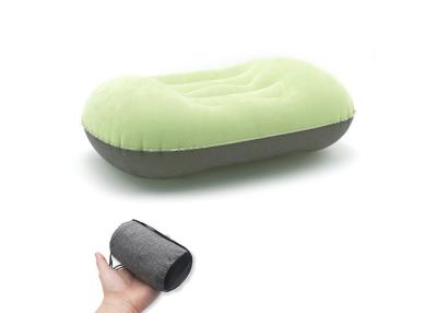 China 0 . 15KG Inflatable Head Pillow , Blow Up Head Pillow With Storage Bag for sale
