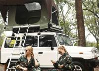 China 4x4 Automatic Car Rack Tent , Hard Shell Car Roof Top Tent  For Small Car for sale
