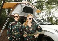 China Hard Shell Car Roof Top Tent 240x140x126cm Outdoor Canvas Camping Tent for SUV for sale