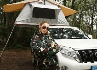 China Oxford Cloth PU Coating Car Roof Mounted Tent 240x140x126cm Camping Tent for Car for sale