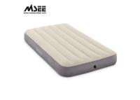China King Size Flocked Air Bed 135x85x45cm PVC Inflatable Mattress for Home Car Camping for sale