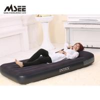 China White / Black Color Elevated Inflatable Bed High Comfort 50 * 40 * 28CM Packing for sale