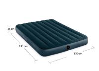 China Eco Friendly PVC Elevated Blow Up Air Mattress 0.3mm Thickness Custom Size for sale
