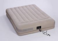 China Grey Color Anti Decubitus Air Mattress , Flocking Material High Raised Air Bed for sale