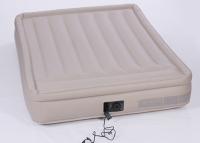 China Grey Color Anti Decubitus Air Mattress , Flocking Material High Raised Air Bed for sale