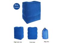 China Inflatable Leg Support Pillow 340g Lightweight Footrest 15s Inflation for Travel Office Nap for sale