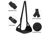 China Modern Style Under Desk Travel Foot Hammock Anti Static Multi Colored for sale