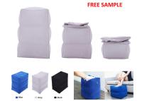 China Airplane Inflatable Foot Rest Blue / Grey / Black Color 6P Certification for sale