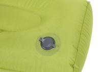 China Neck Inflatable Travel Pillow Green Color Square Shape CGS Certification for sale