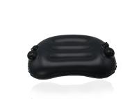China Grey Inflatable Memory Foam Pillow , High Comfort Inflatable Travel Back Pillow for sale